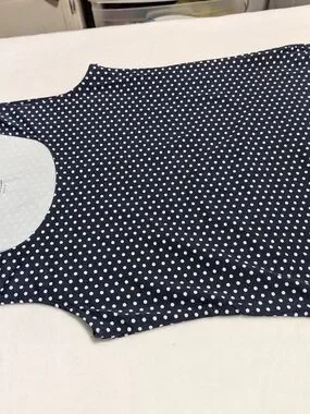 Charter Club | Tops | Charter Club Navy And White Polka Dot Scoop Neck ...